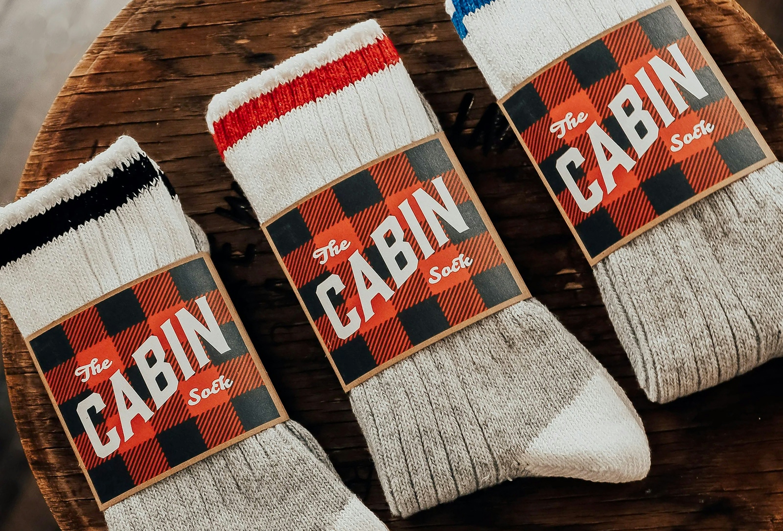 The Cabin Sock • Red
